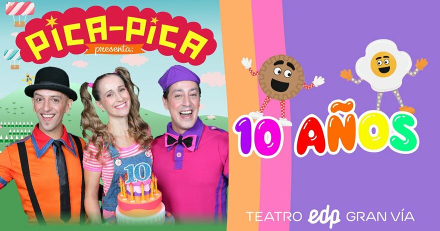 Entradas para 10 Años de Pica Pica, en Madrid (Madrid) - Atrapalo.cl