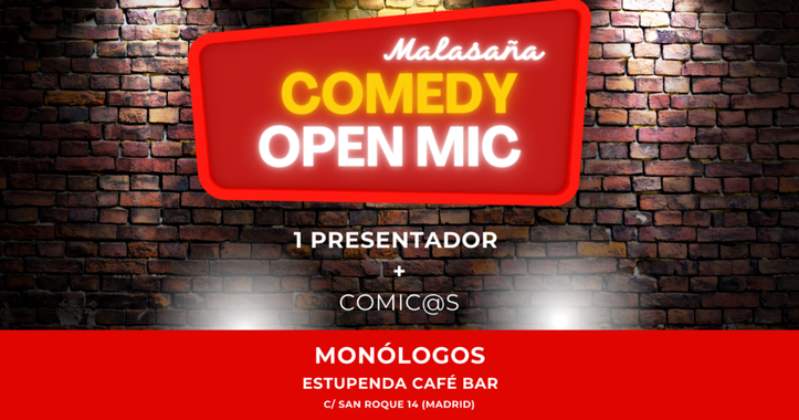 Malasaña Comedy Open Mic (Madrid) - Atrapalo.com
