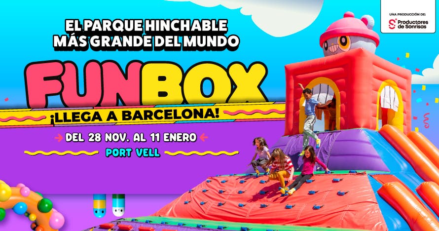Funbox Barcelona: el parque hinchable más grande del mundo (Barcelona) - Atrapalo.com