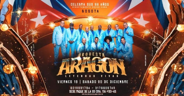 Orquesta Aragon con todos sus éxitos (Bogotá) - Atrapalo.cl